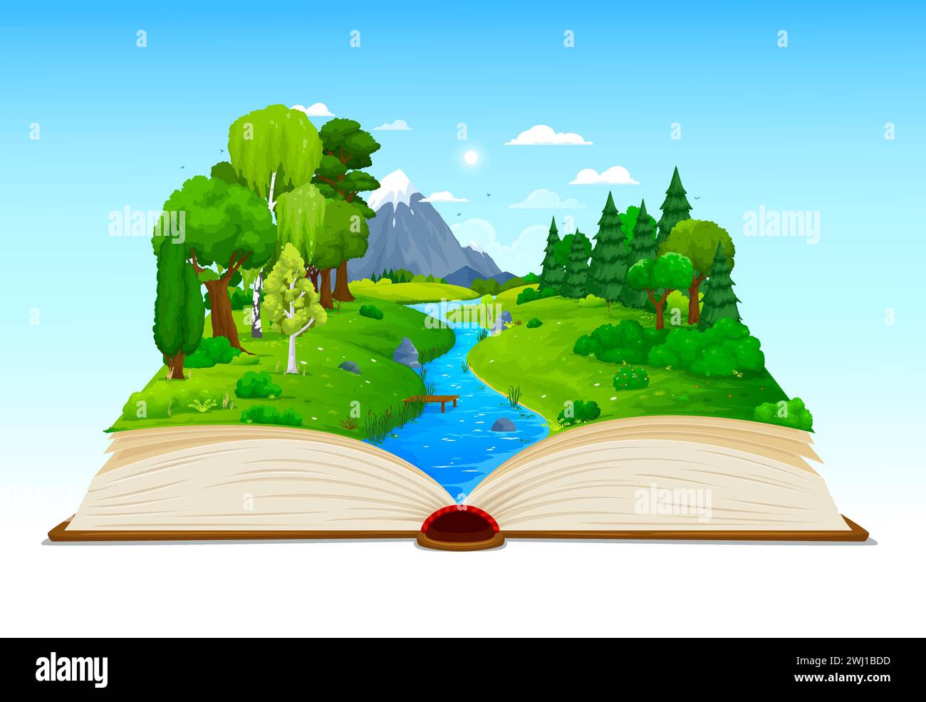 River book cover Stock Vector Images - Alamy