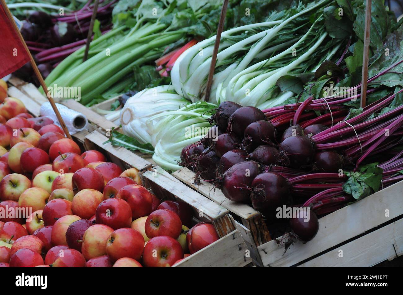 Copenhagen, Denmark/12 February 2024/farmer market or Fruit & vegetable ...