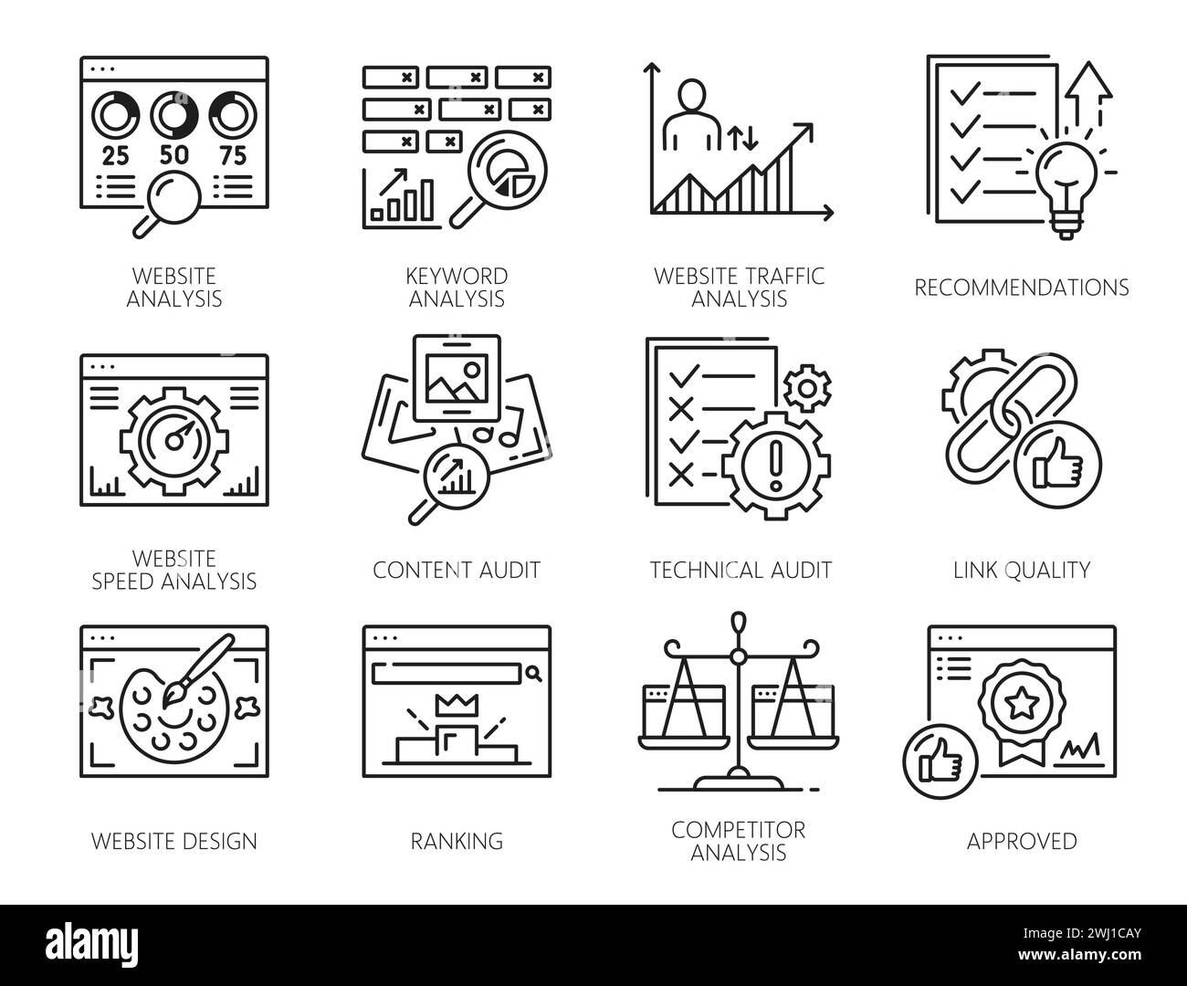 Competitors icon Black and White Stock Photos & Images - Alamy