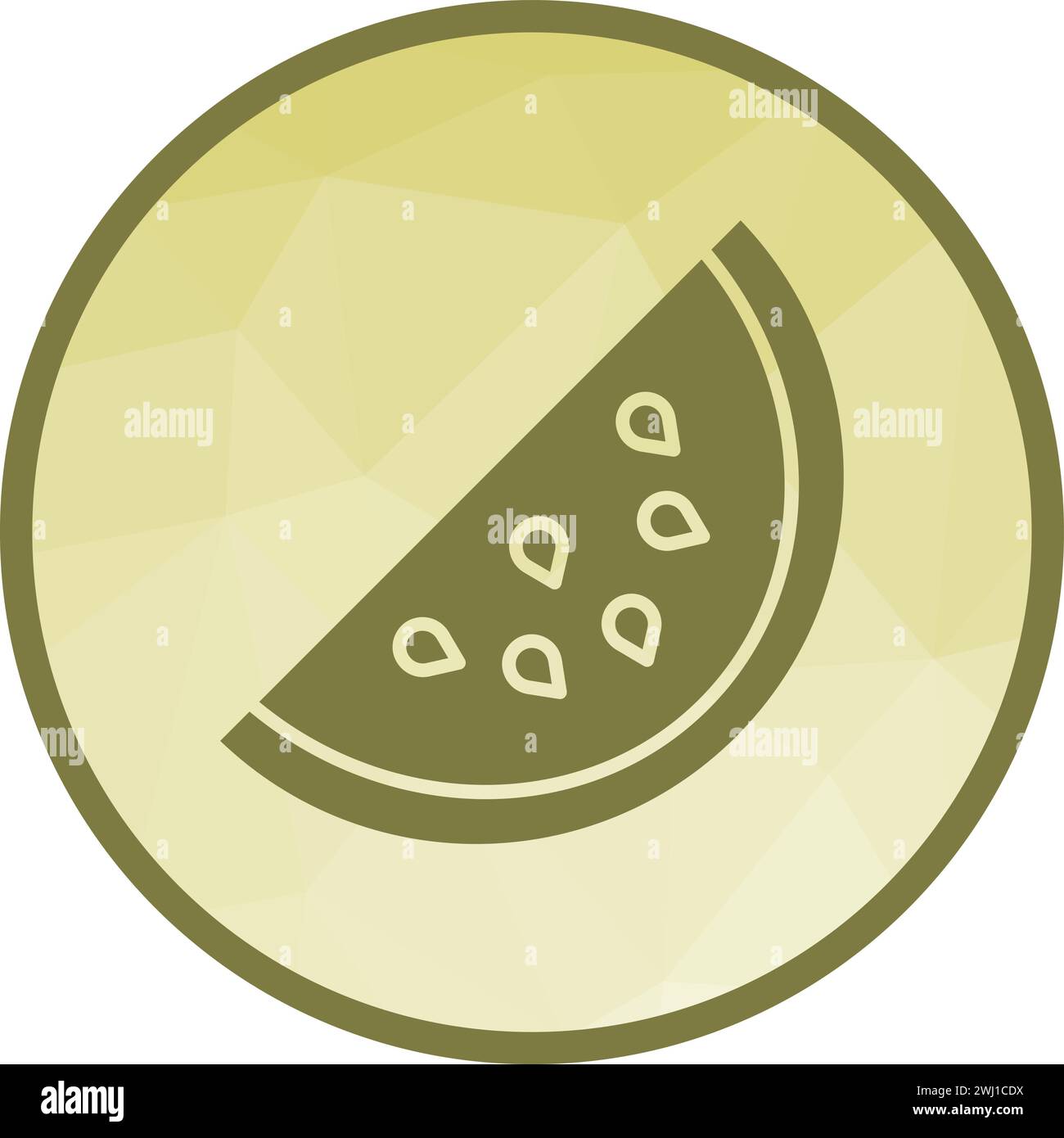 Watermelon slice icon vector image Stock Vector Image & Art - Alamy
