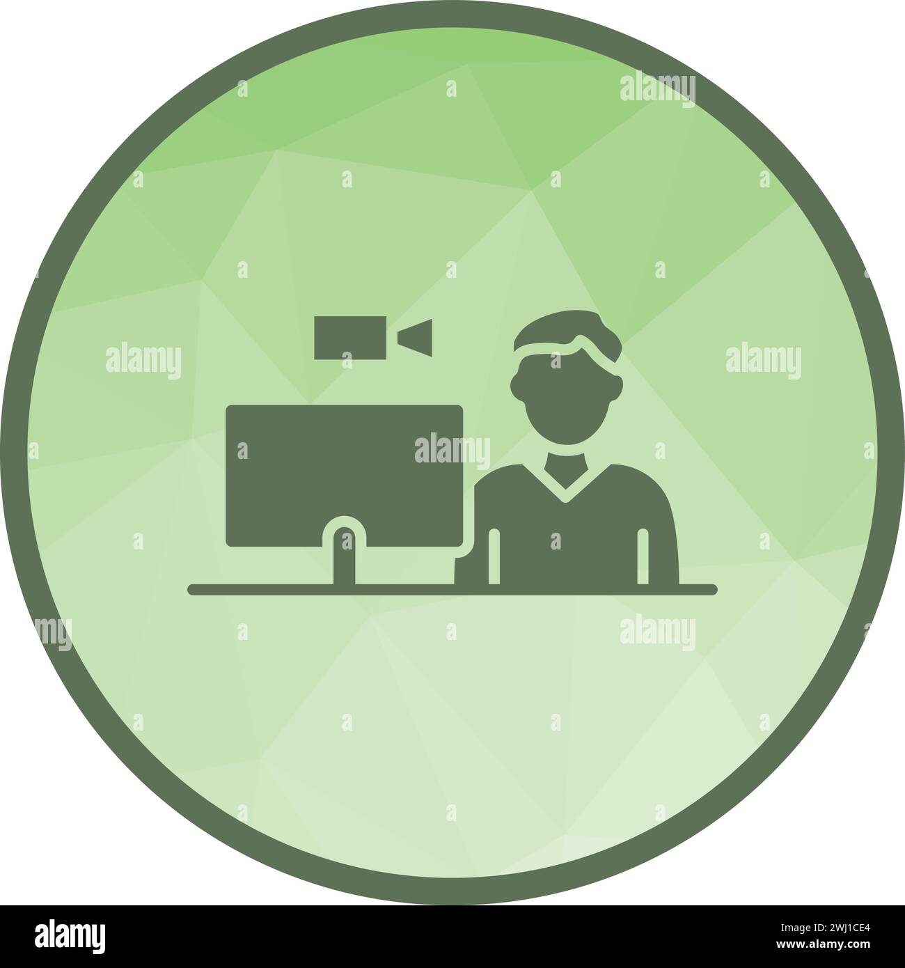 Video Call icon vector image Stock Vector Image & Art - Alamy