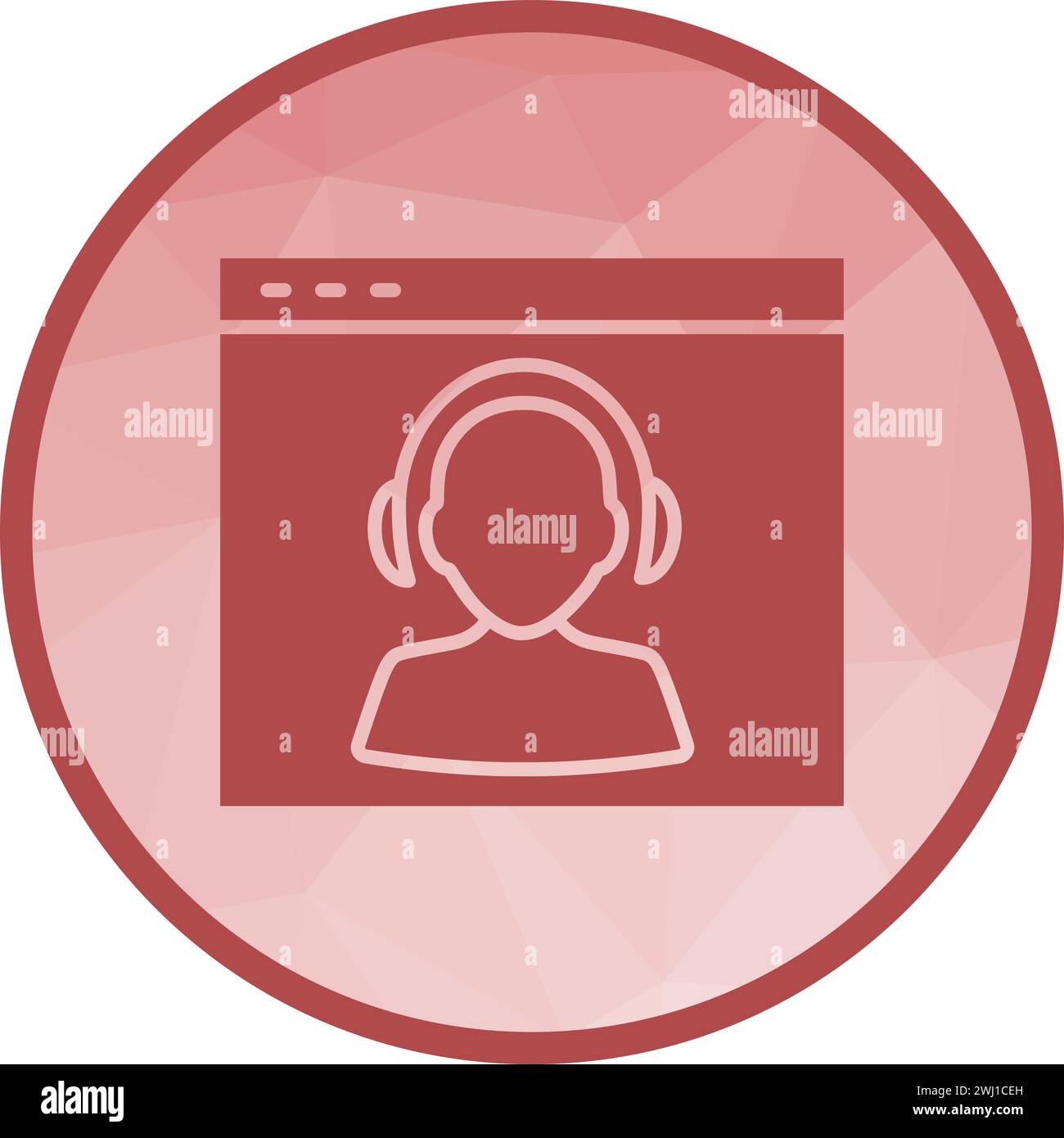 Web Support icon vector image Stock Vector Image & Art - Alamy