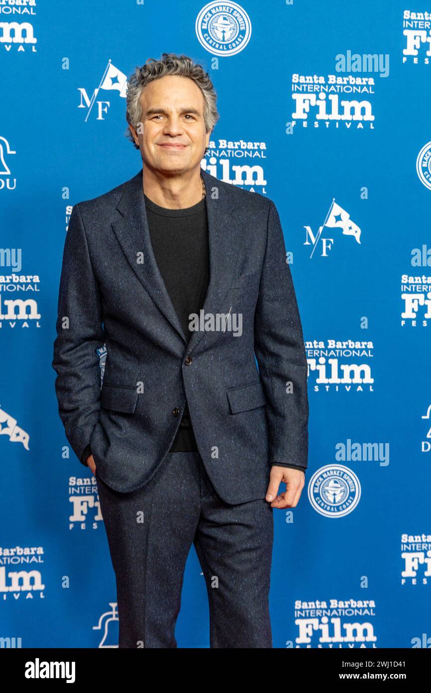 Santa Barbara, USA. 11th Feb, 2024. Mark Ruffalo arrives at the 39th ...