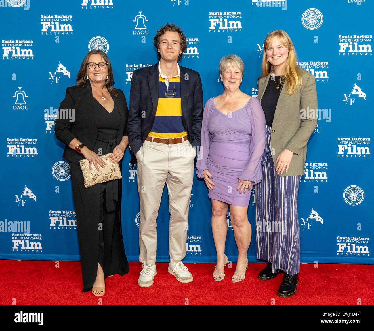 Santa Barbara, USA. 11th Feb, 2024. Red carpet arrivals: (i-r) Clare ...