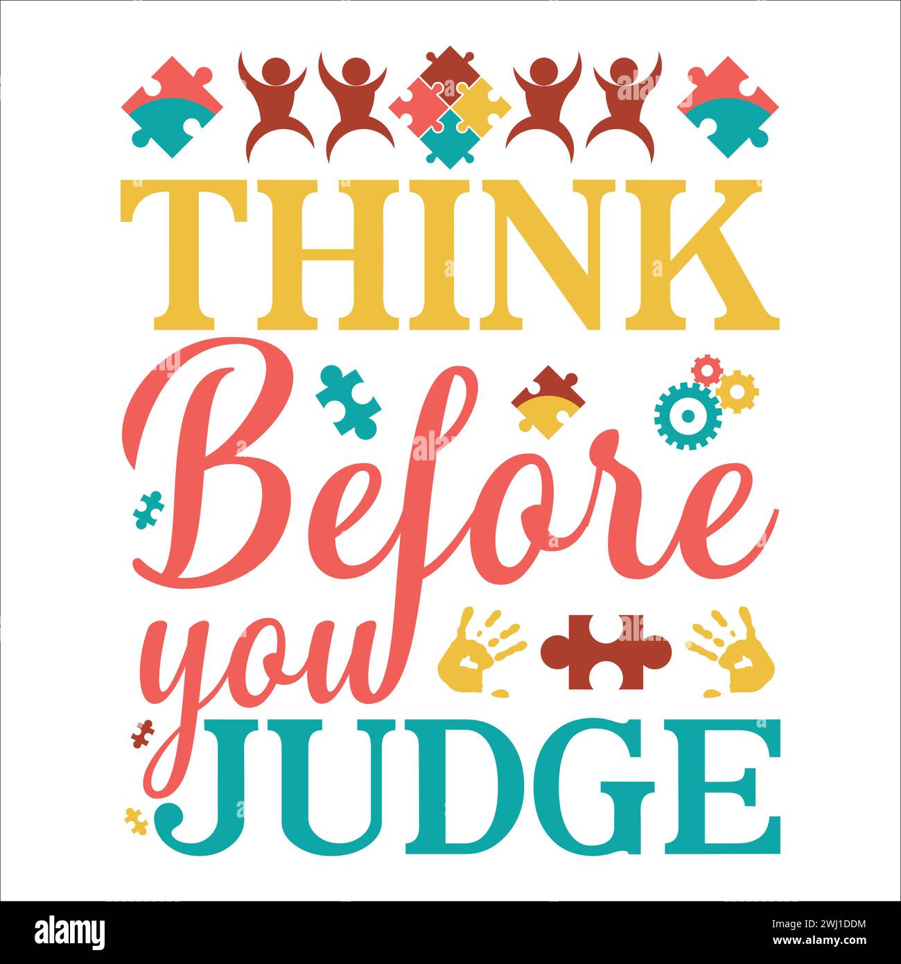 Autism Awareness T-Shirt Design Stock Vector Image & Art - Alamy