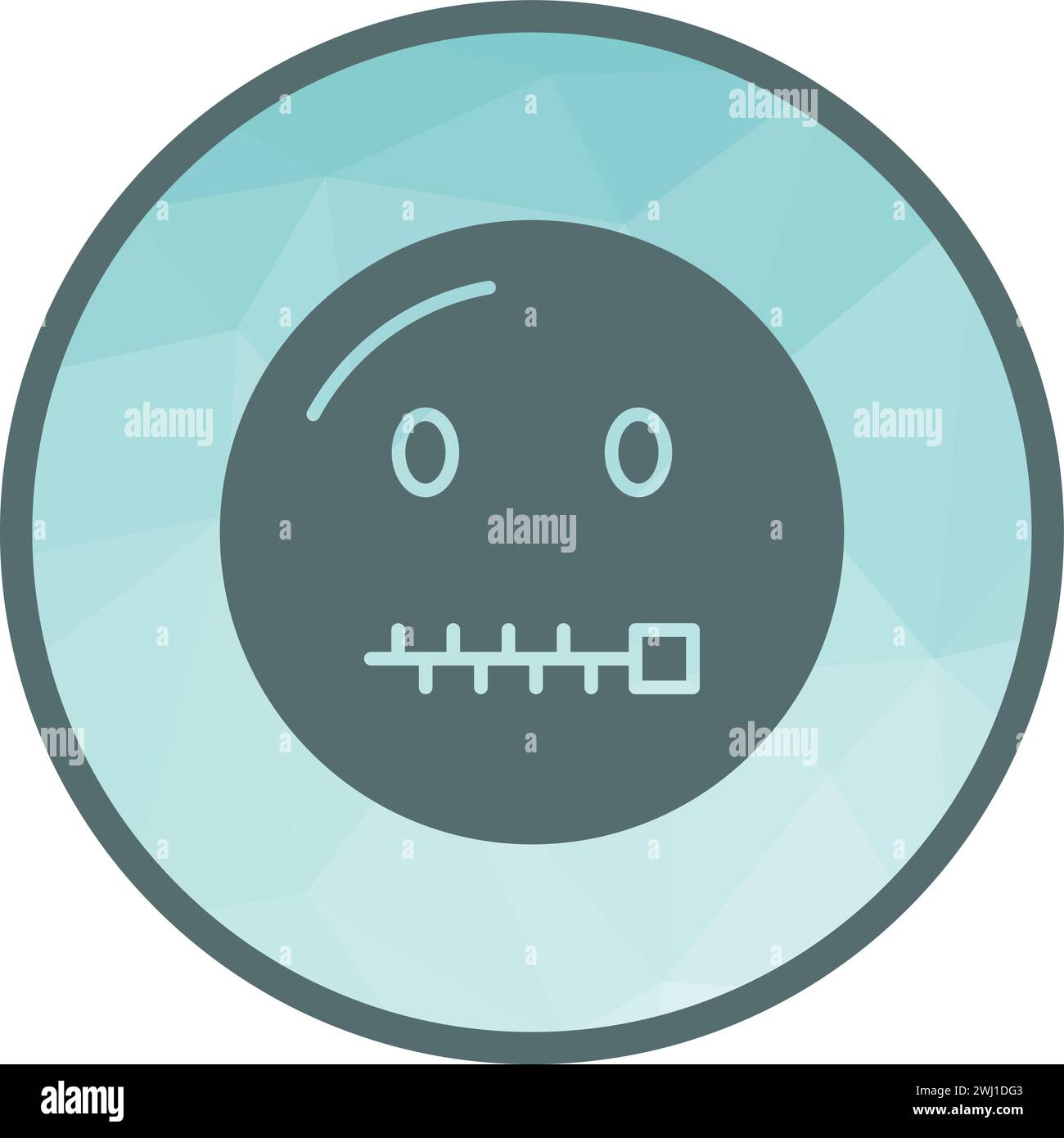 Zipper mouth emoji hi-res stock photography and images - Alamy