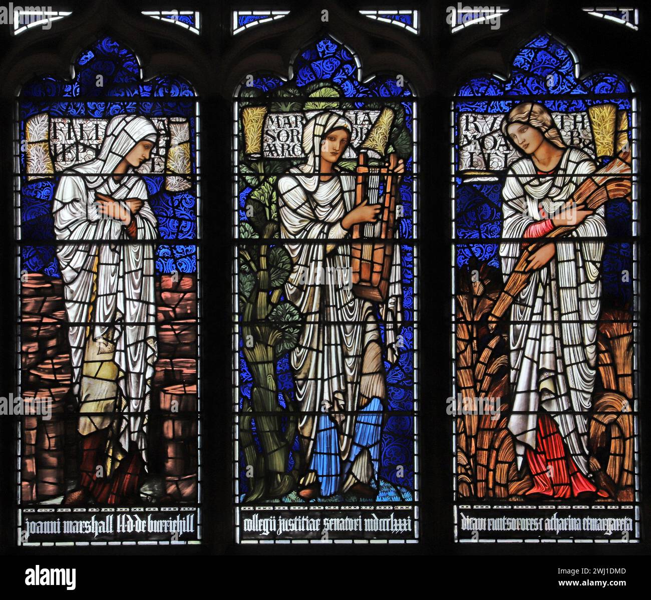 A stained glass window by Morris & Co. St Giles Cathedral, Edinburgh ...