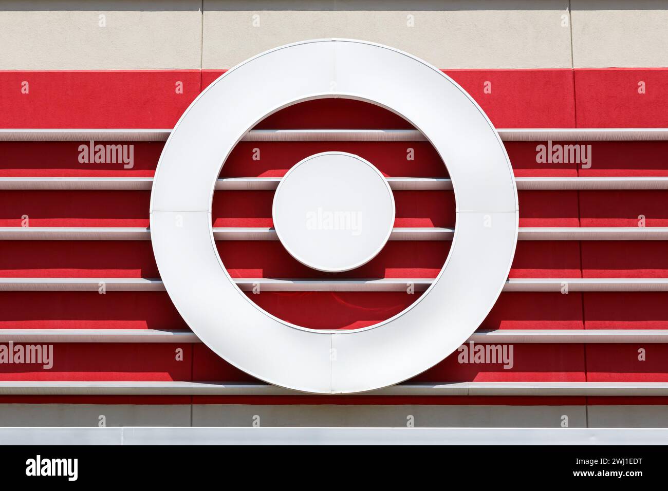 Target logo at a branch of the discount supermarket store in Grapevine ...