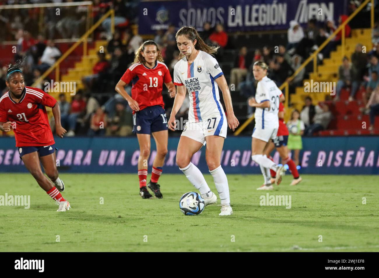 Costa Rica’s National team friendly match against Seattle Reign from ...