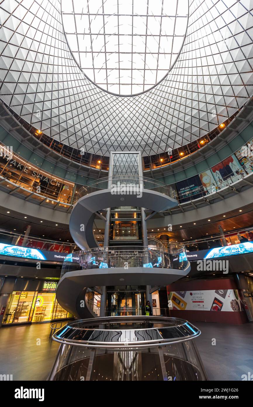 Fulton St Subway Station Modern architecture in Manhattan New York, USA ...