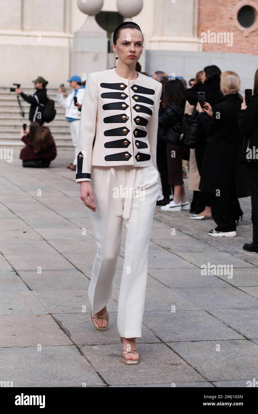model parades during the opening ceremony of Madrid es Moda 2024 with ...