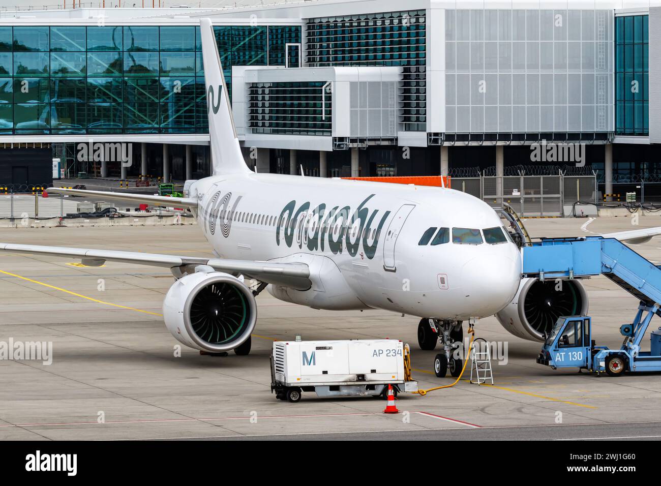 Marabu Airlines Airbus A320neo aircraft Munich Airport in Germany Stock ...