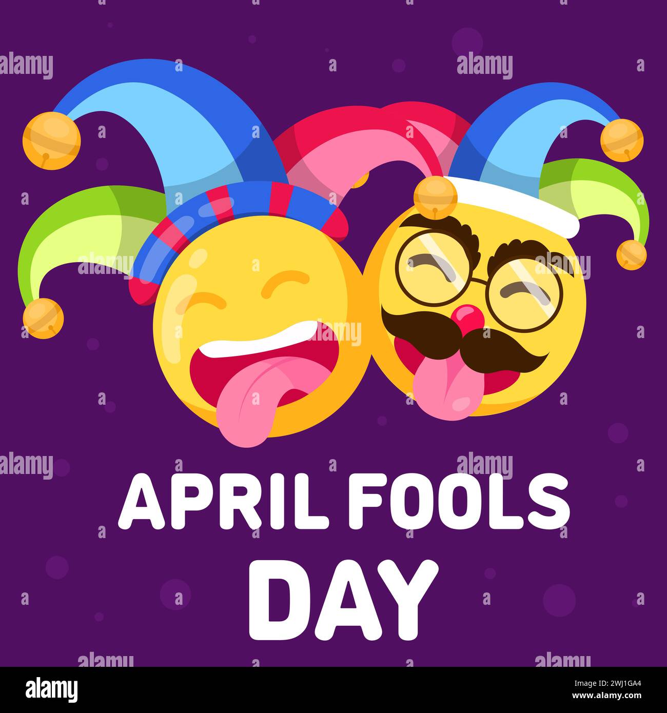 Fool day vector vectors hi-res stock photography and images - Alamy