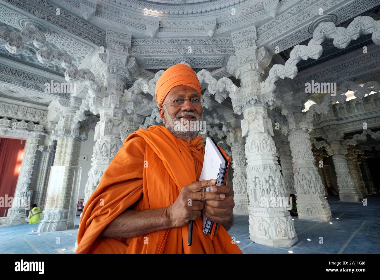Hindu monk, Swami Akshaymunidas, one of the main designers of the ...