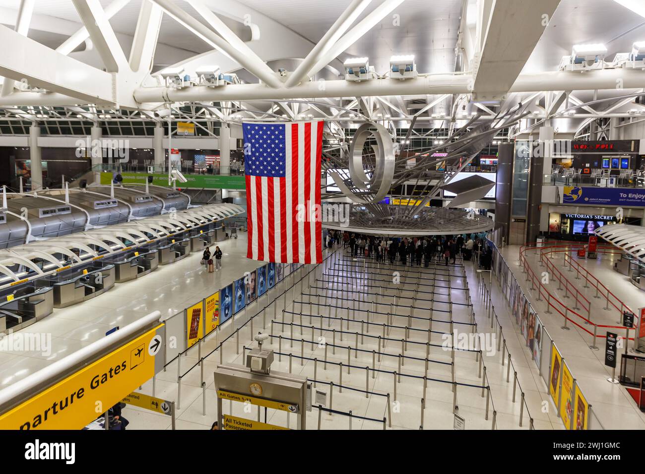New York JFK Airport Terminal 1 in the USA Stock Photo - Alamy