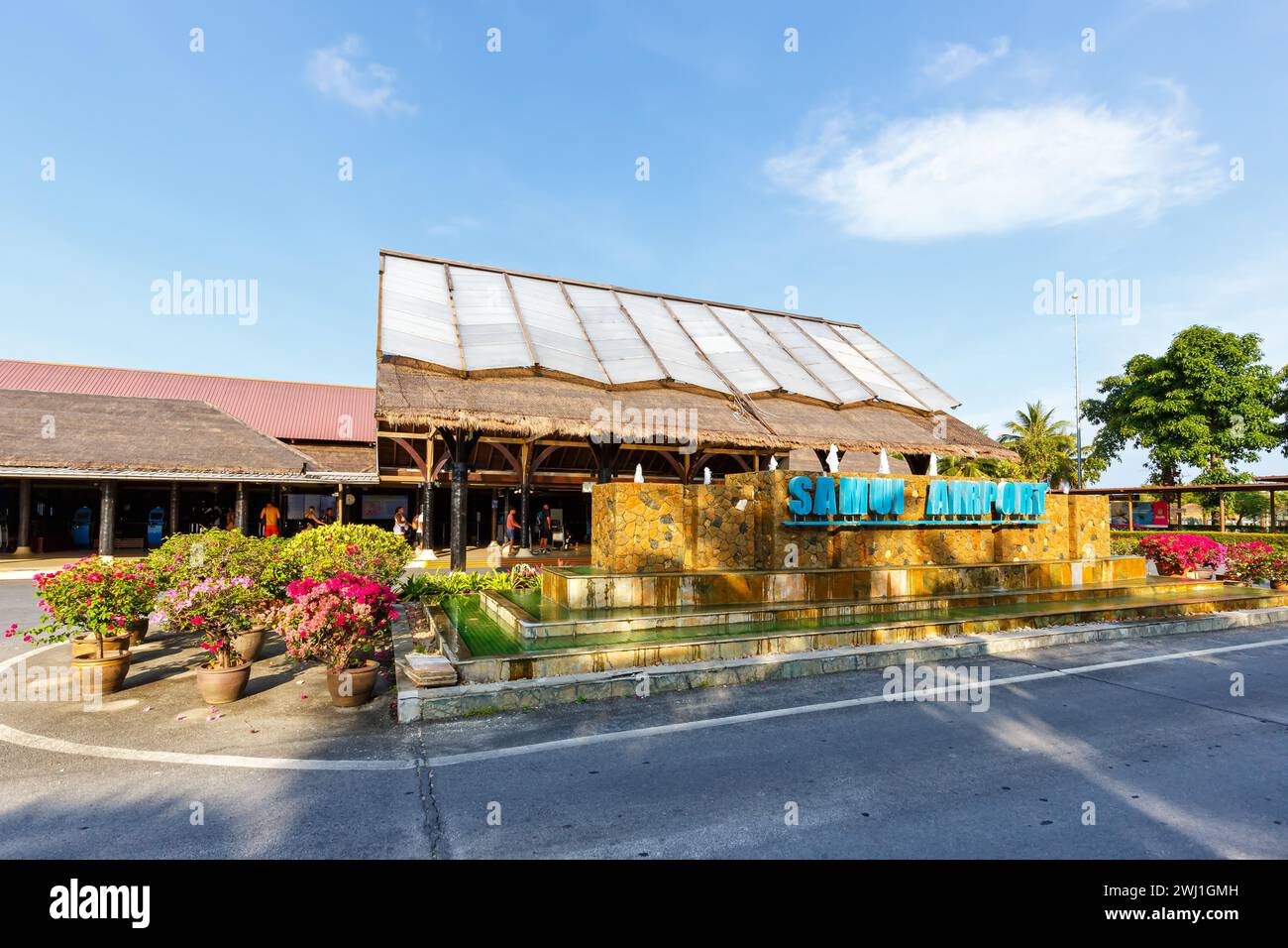 Ko Samui Airport USM Airport Terminal in Thailand Stock Photo - Alamy