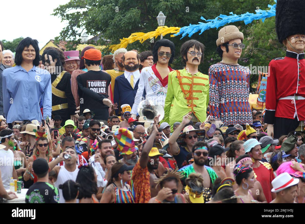 Olinda, Brazil. 12th Feb, 2024. PE - OLINDA - 02/12/2024 - GIANT DOLLS ...
