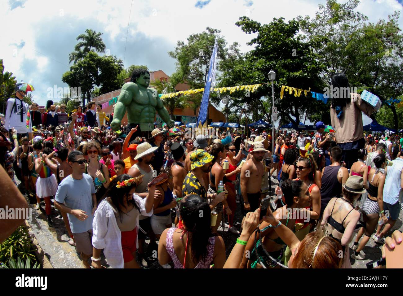 Olinda, Brazil. 12th Feb, 2024. PE - OLINDA - 02/12/2024 - GIANT DOLLS ...