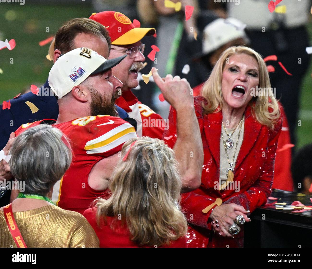 Andy reid travis kelce hi-res stock photography and images - Alamy