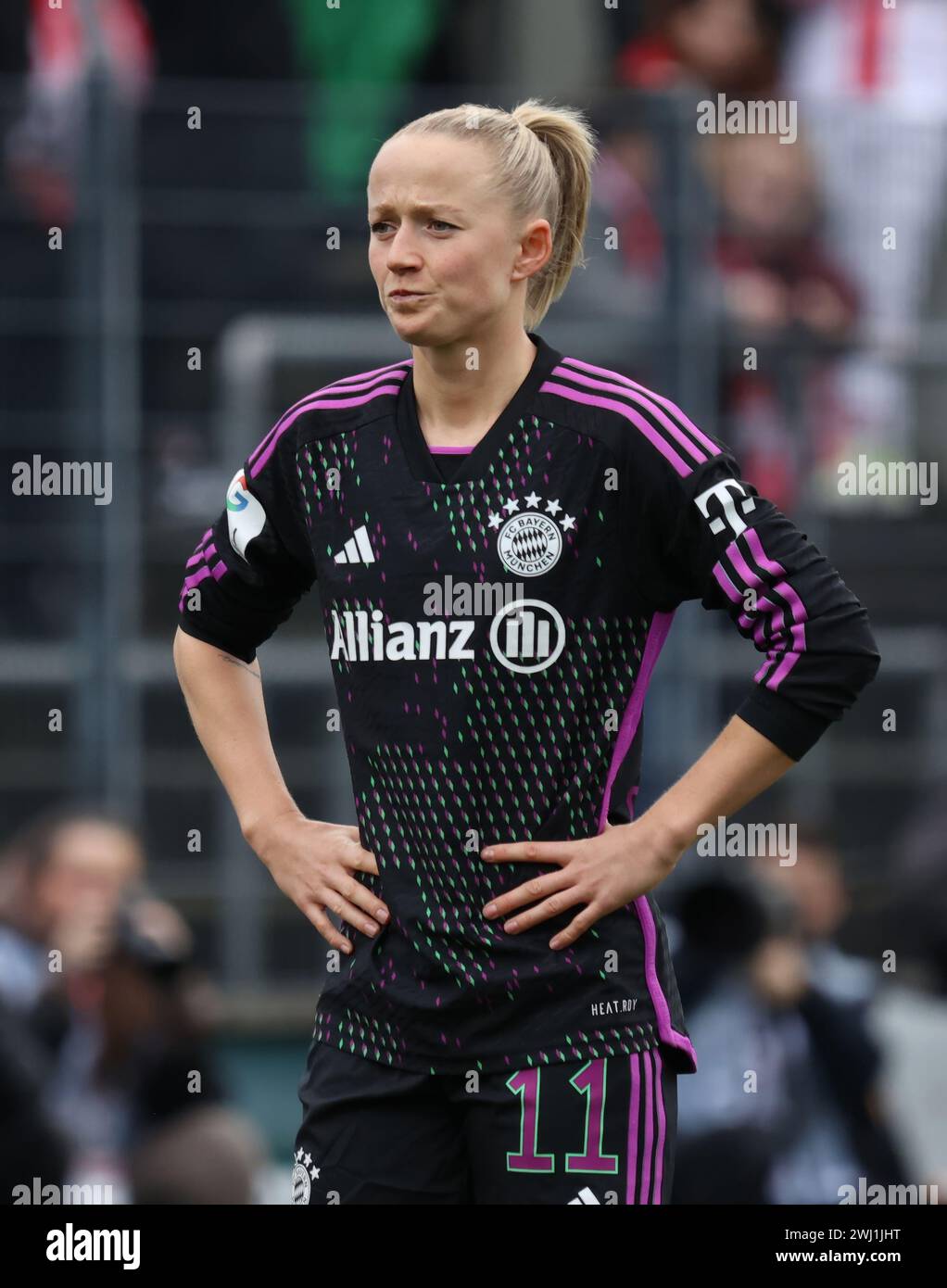 Koeln, Deutschland. 10th Feb, 2024. Lea Schueller (Muenchen), 1. FC ...