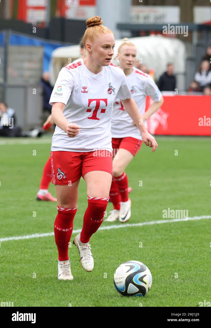Koeln, Deutschland. 10th Feb, 2024. Laura Vogt (Koeln), 1. FC Koeln ...