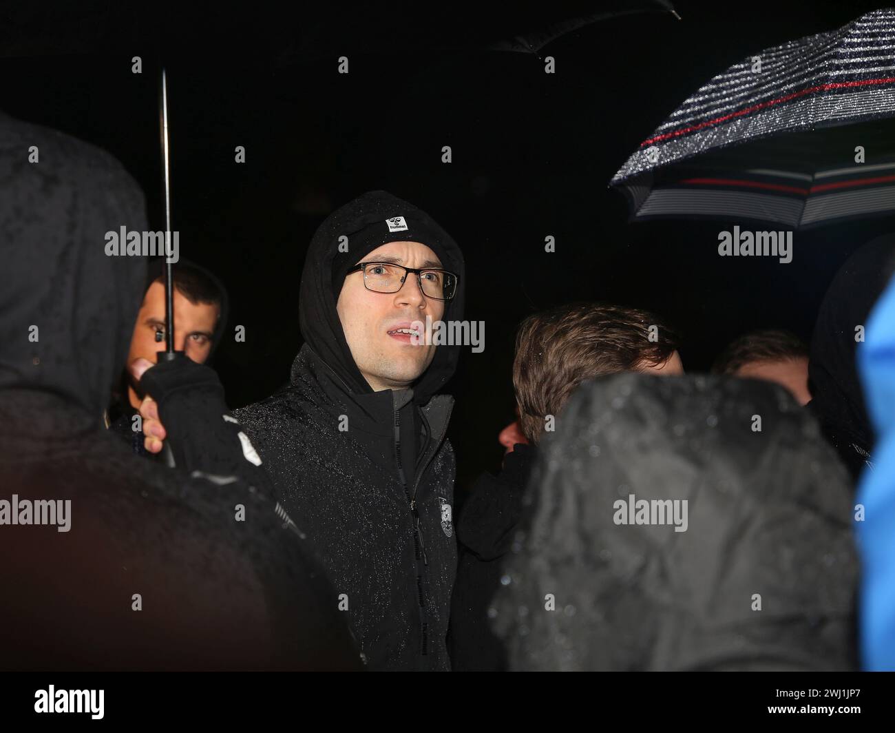 Nikola Portner SC Magdeburg IHF Super Globe winner 2023 at the reception in Magdeburg on 11/13 ...