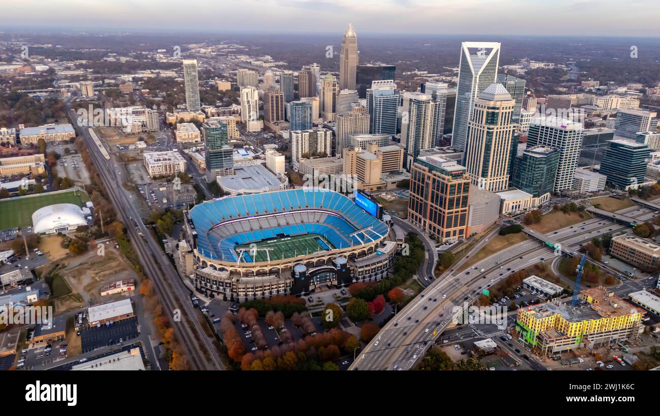 Bank of america stadium view charlotte hi-res stock photography and ...