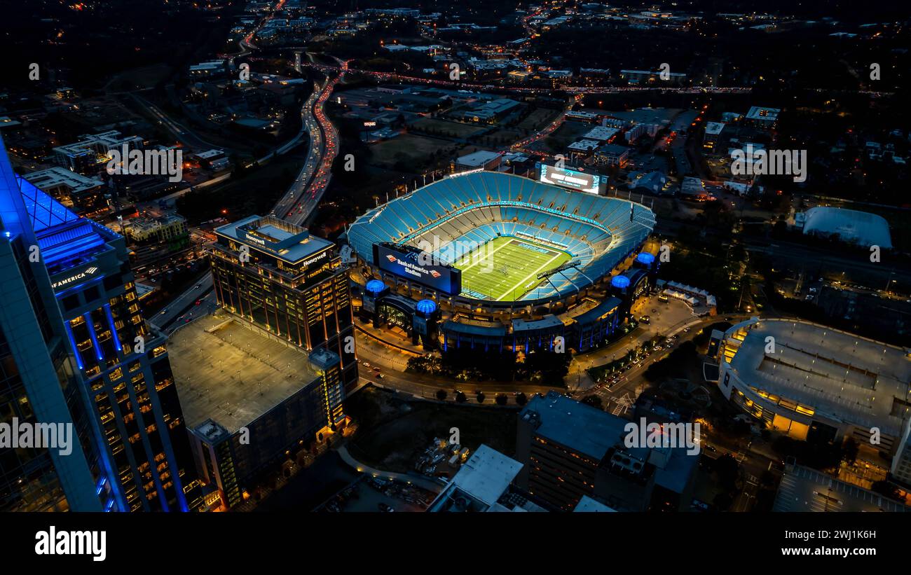 Bank of america stadium view charlotte hi-res stock photography and ...