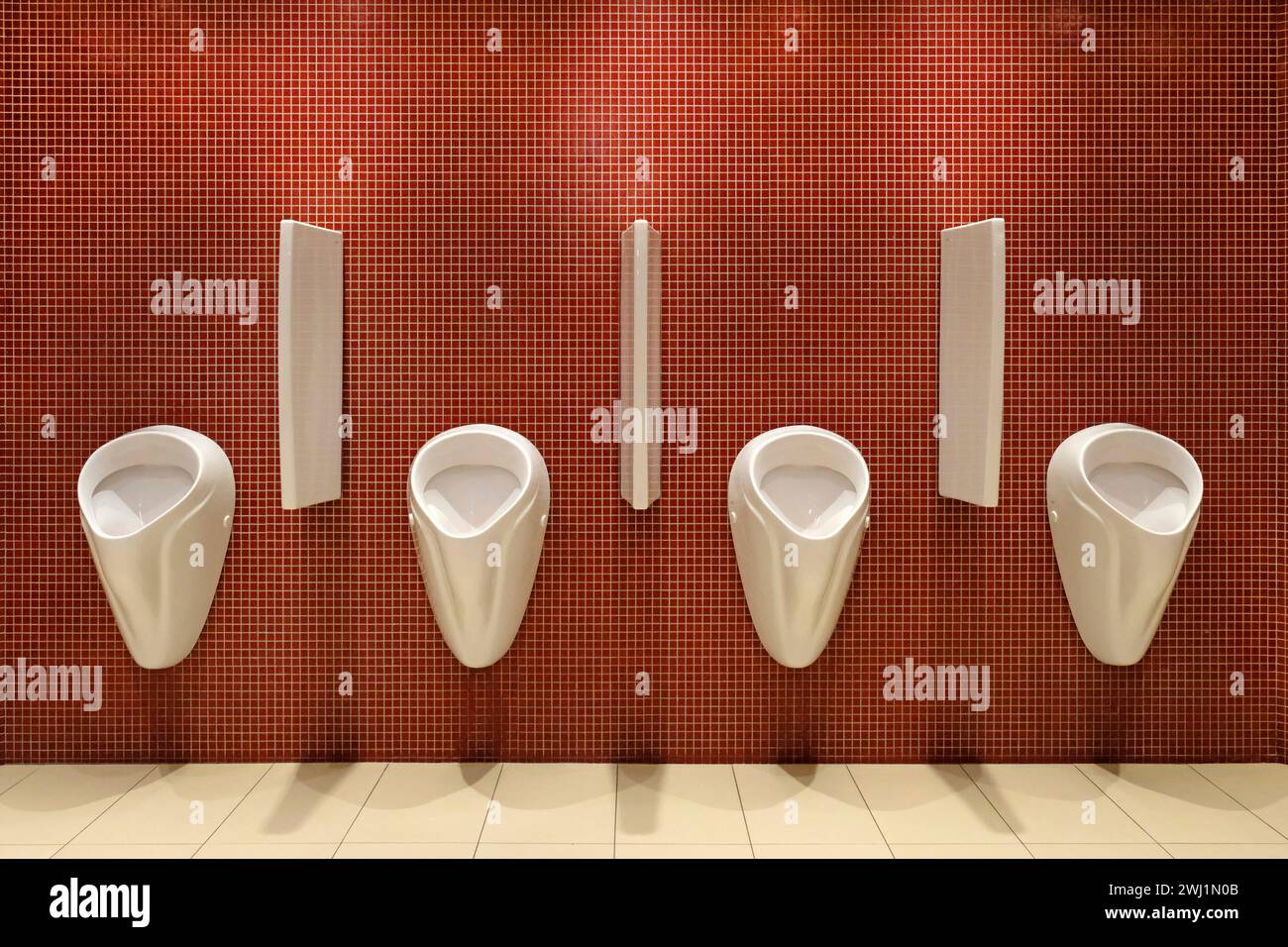 Urinals in a men's restroom Stock Photo - Alamy