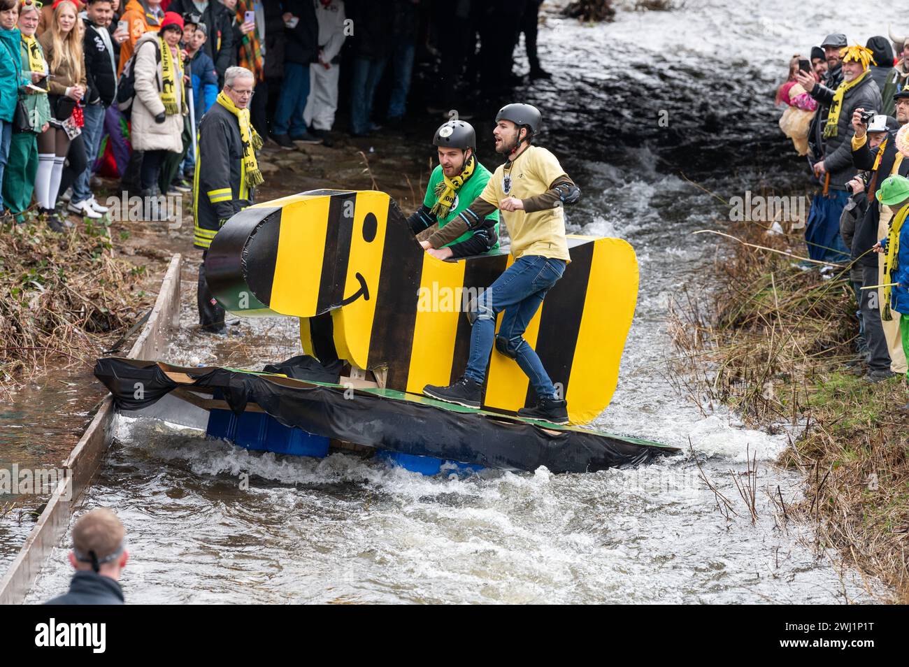 Schramberg, Germany. 12th Feb, 2024. Simon Hafner and Johannes Hafner ...