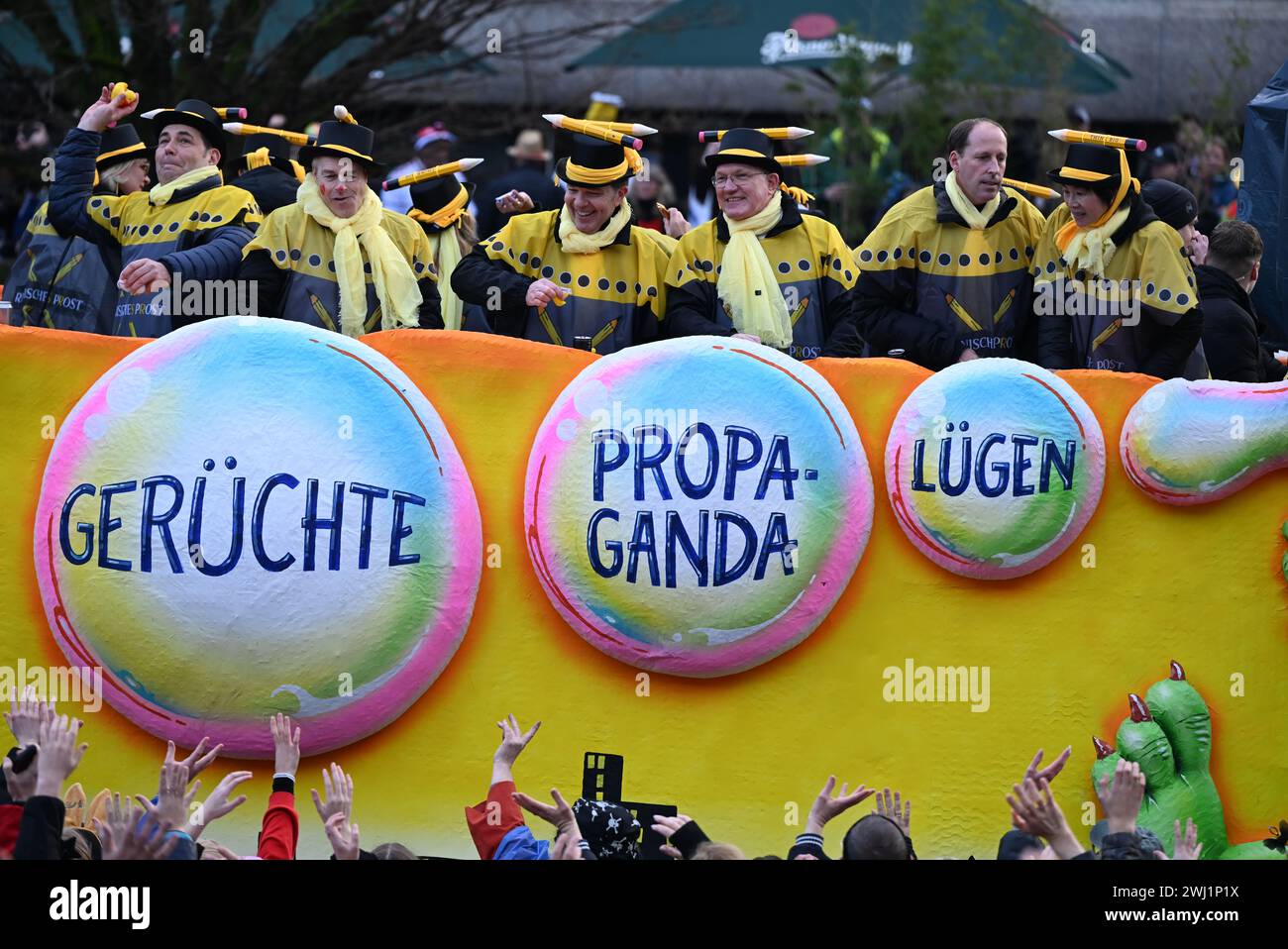Propaganda float hi-res stock photography and images - Alamy