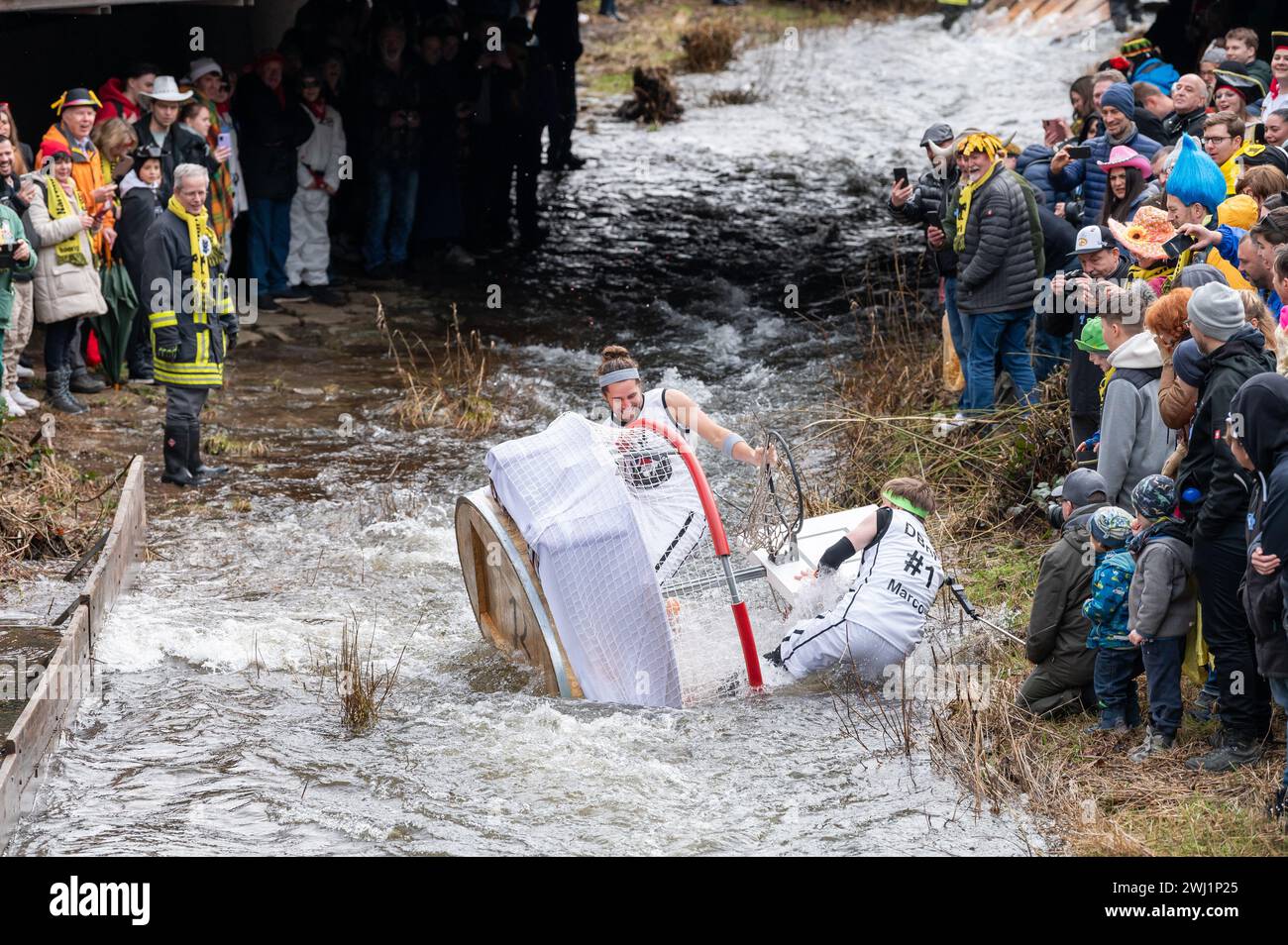 Schramberg, Germany. 12th Feb, 2024. Dominik Weißer and Marco Herrmann ...