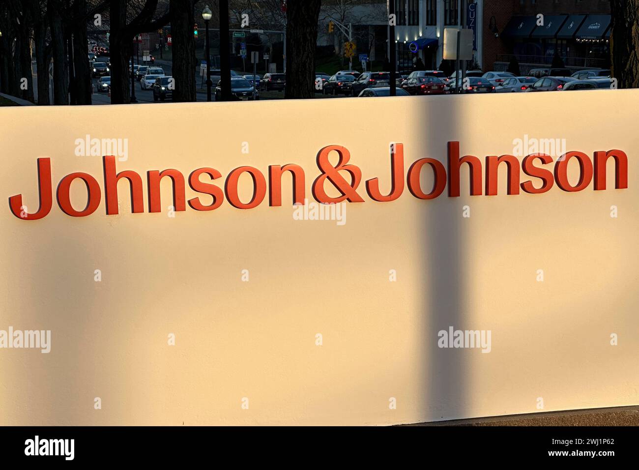 The Johnson & Johnson headquarters is in New Brunswick, New Jersey, on ...