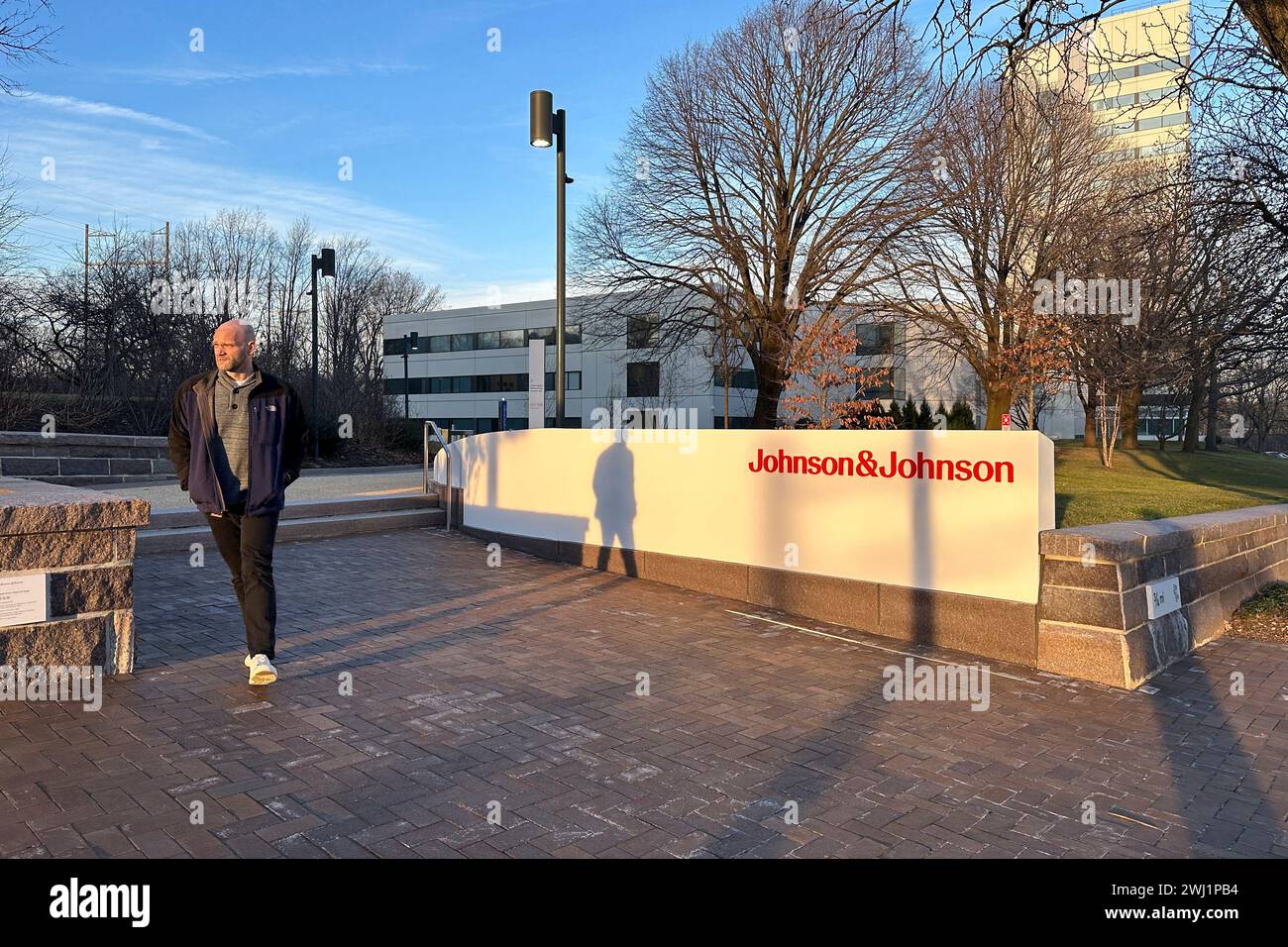 The Johnson & Johnson headquarters is in New Brunswick, New Jersey, on ...