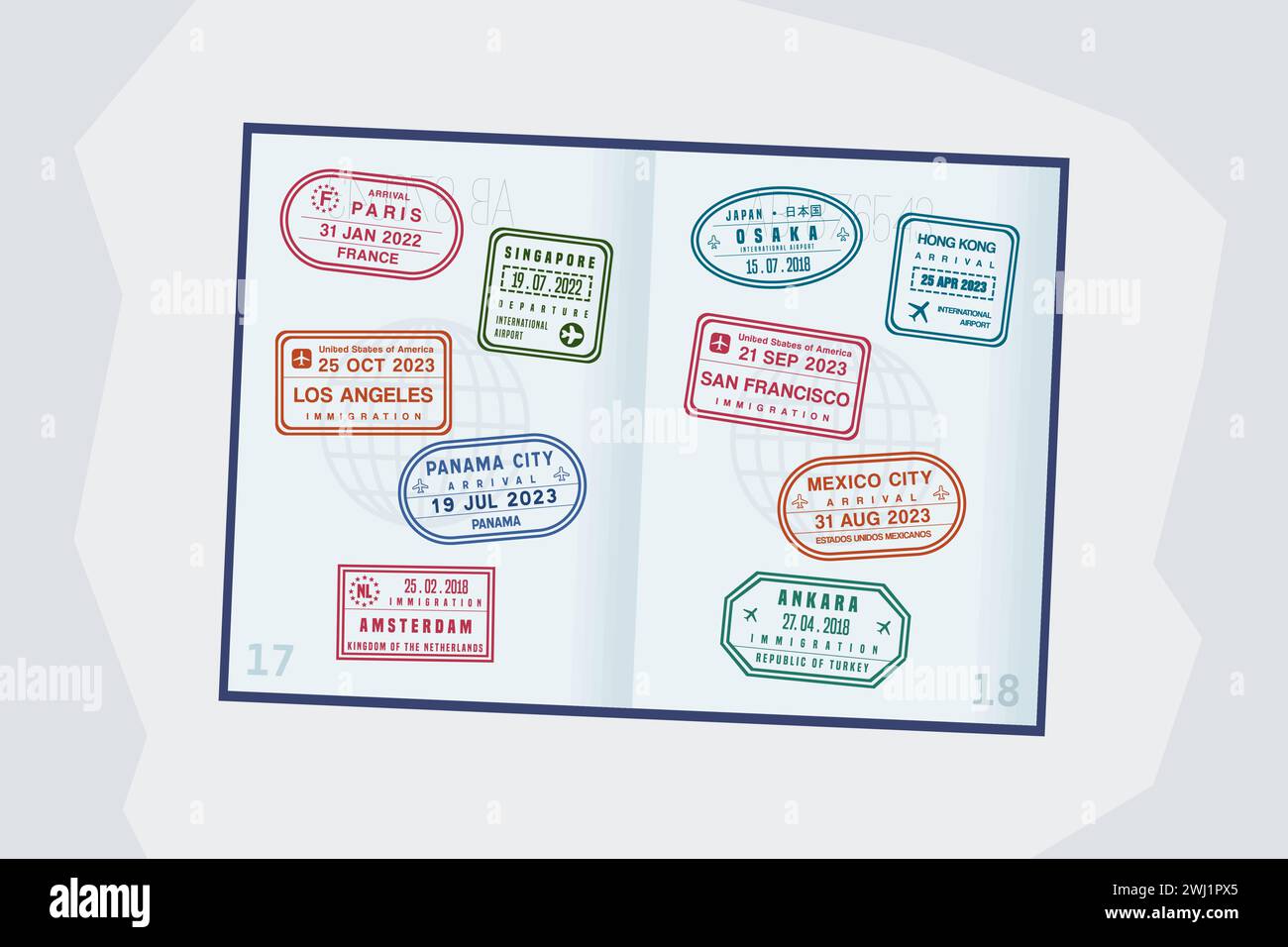 Mexico city open Stock Vector Images - Alamy