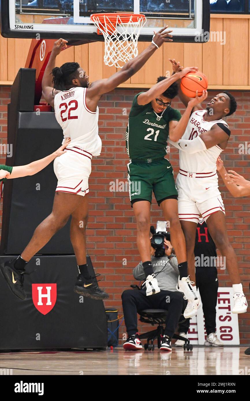 ALLSTON, MA - FEBRUARY 10: Dartmouth Big Green forward Brandon Mitchell ...