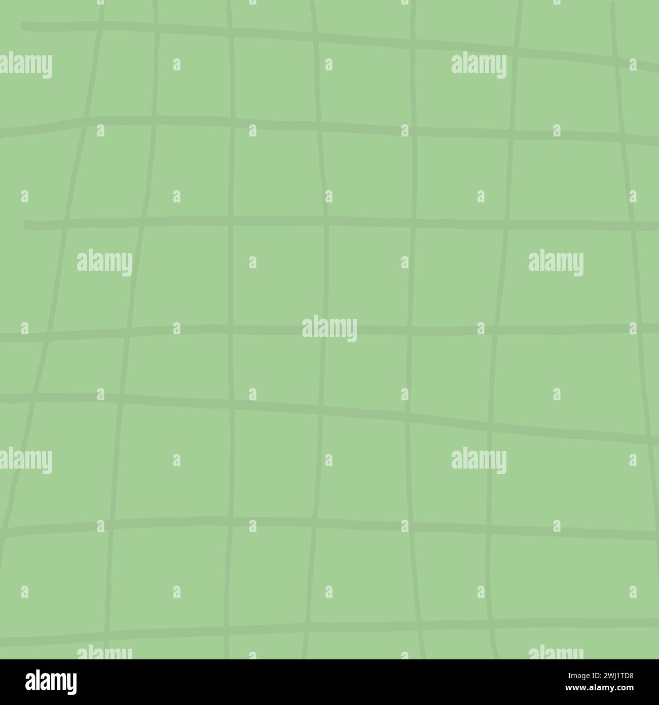 Green shades crossed lines grid mesh pastel vector pattern. Hand drawn ...