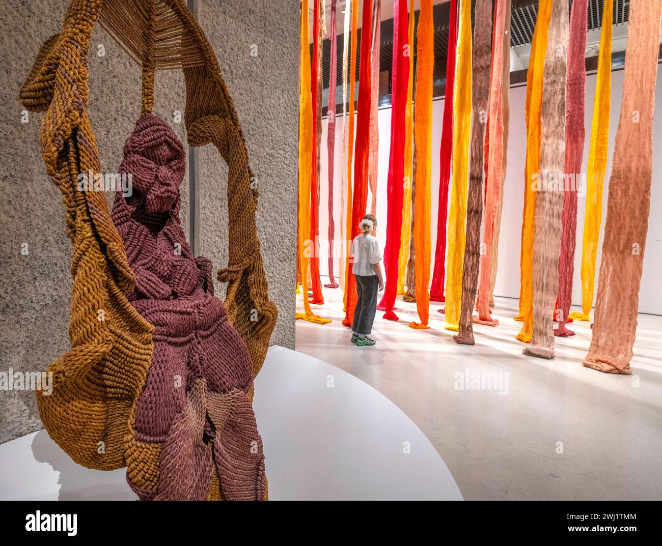 Barbican Art Gallery, London, UK. 12th Feb, 2024. Unravel: The Power ...