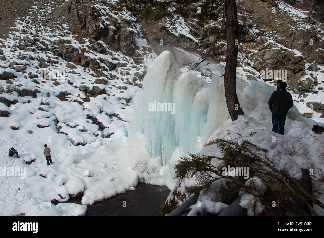 Baramulla, Jammu And Kashmir, India. 12th Feb, 2024. People are ...