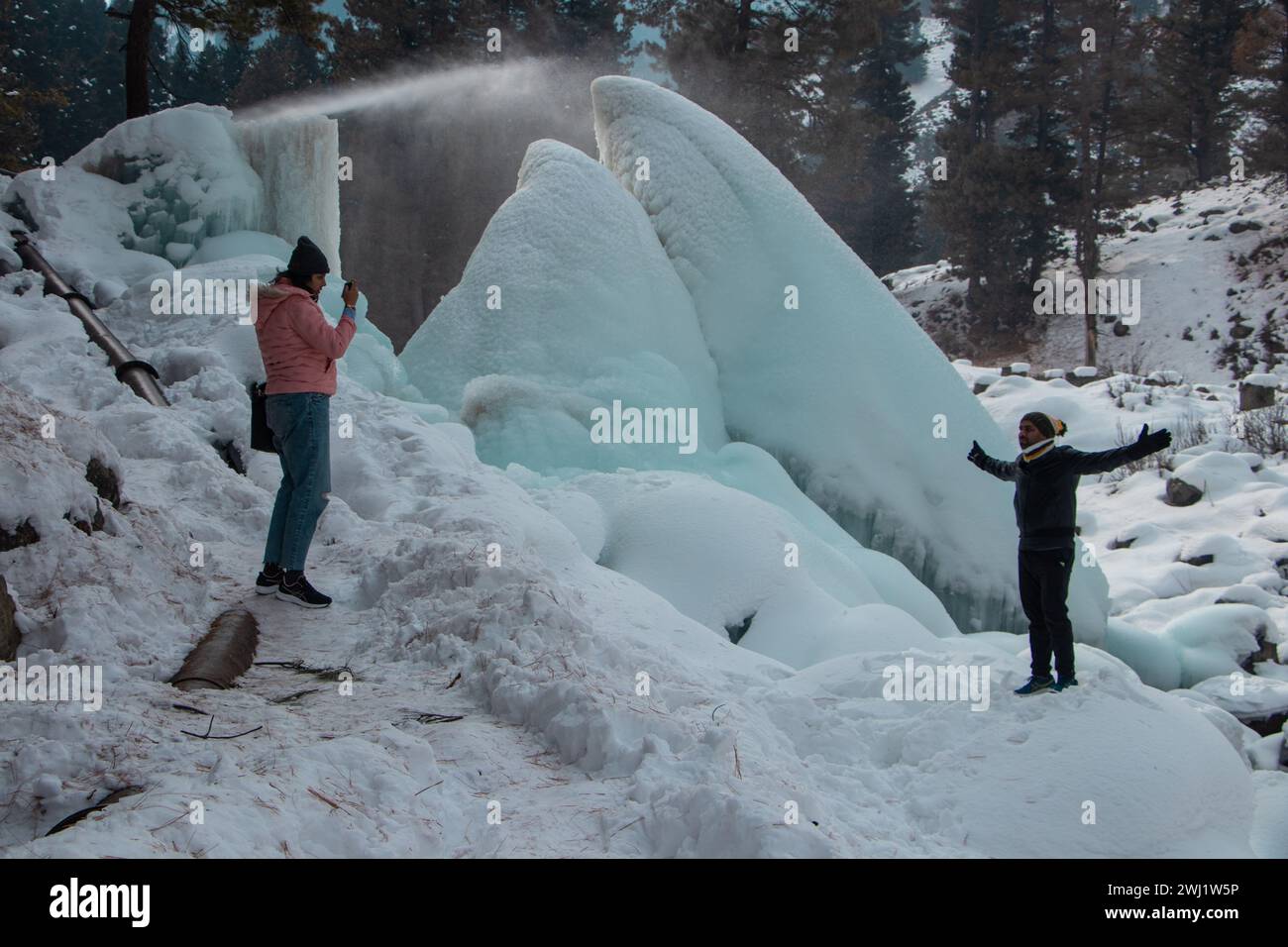 Baramulla, Jammu And Kashmir, India. 12th Feb, 2024. Visitors are seen ...