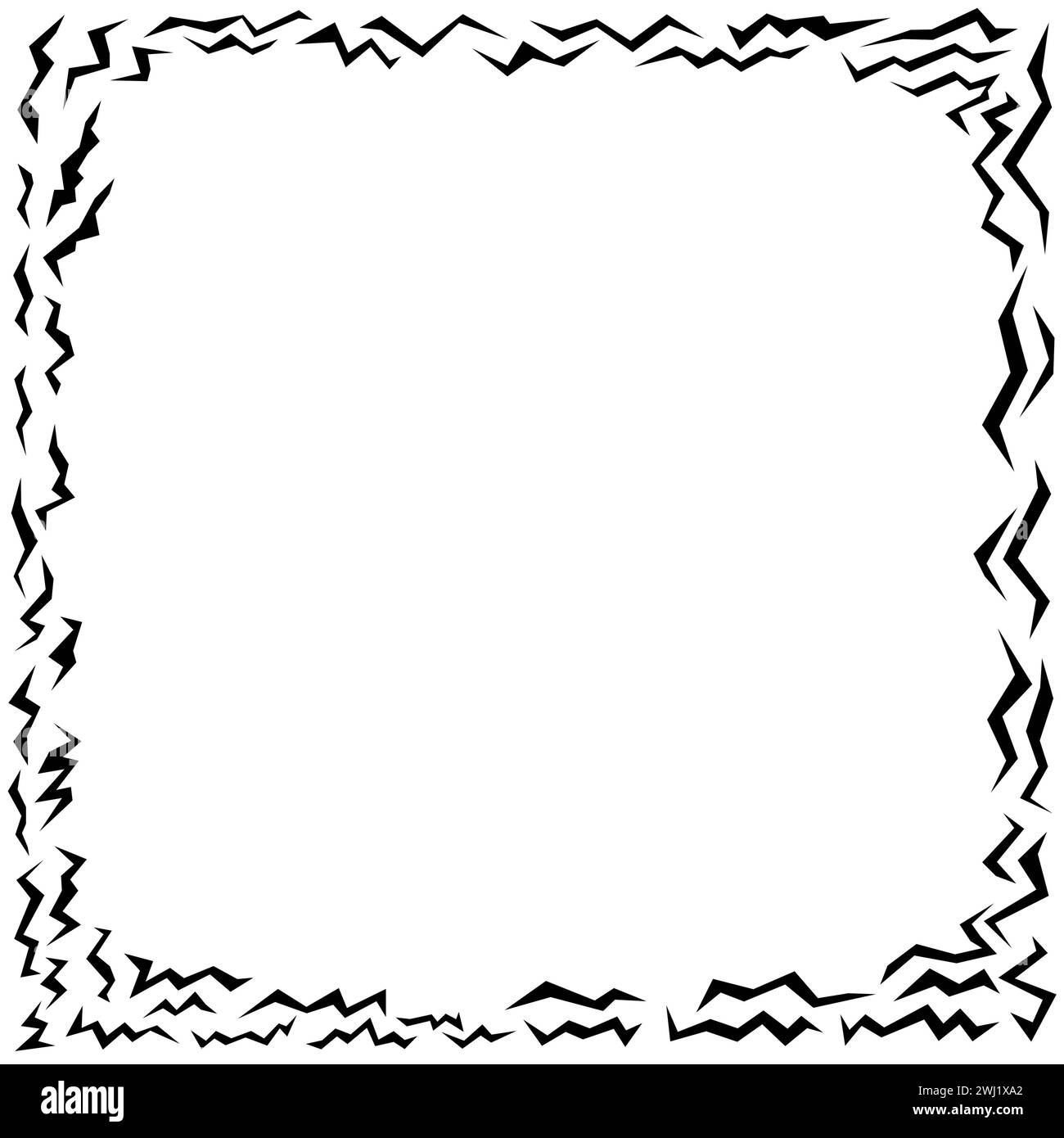 Frame with double border Black and White Stock Photos & Images - Alamy
