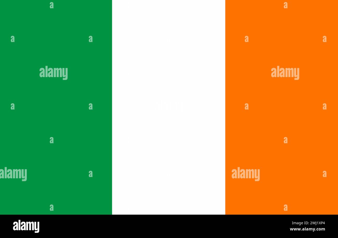 Flag of Ireland. Irish flag. Irish national flag. Republic of Ireland ...