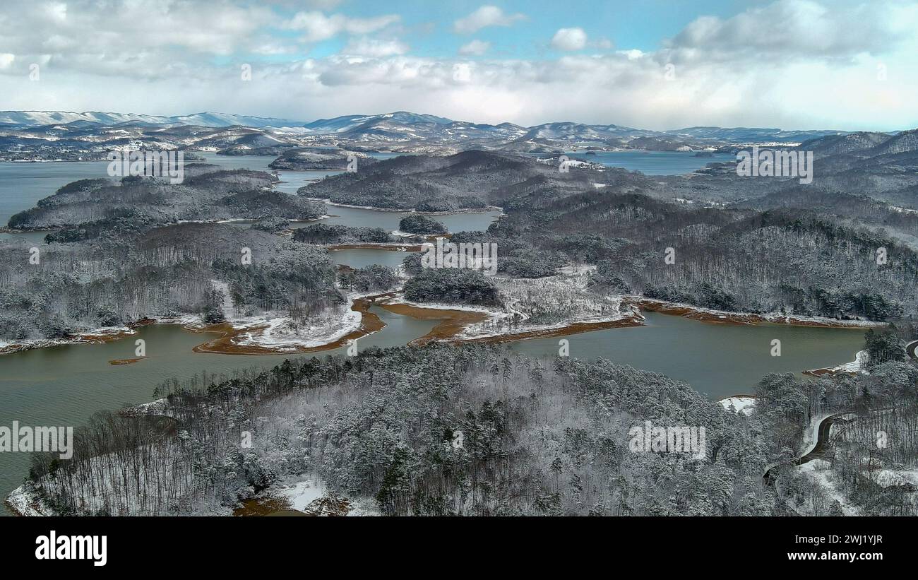 Aerial of cherokee lake hi-res stock photography and images - Alamy