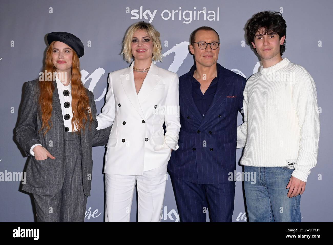 Rome, Italy. 12th Feb, 2024. Beatrice Fiorentini (l), Micaela ...