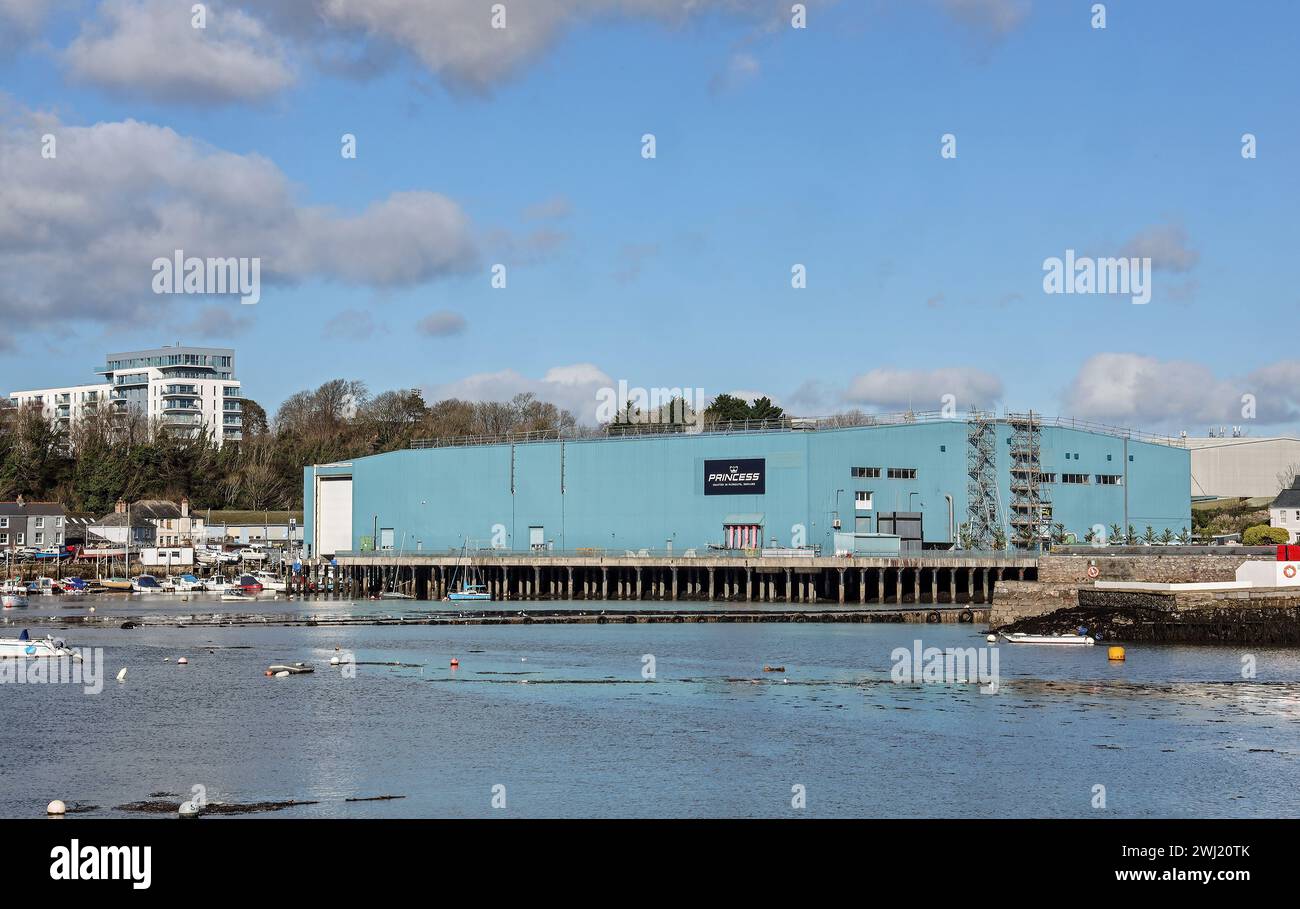 Princess Yachts Stonehouse Pool factory in Newport Street, Plymouth ...