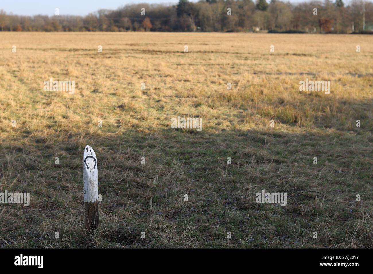 Equestrian trail marking hi-res stock photography and images - Alamy