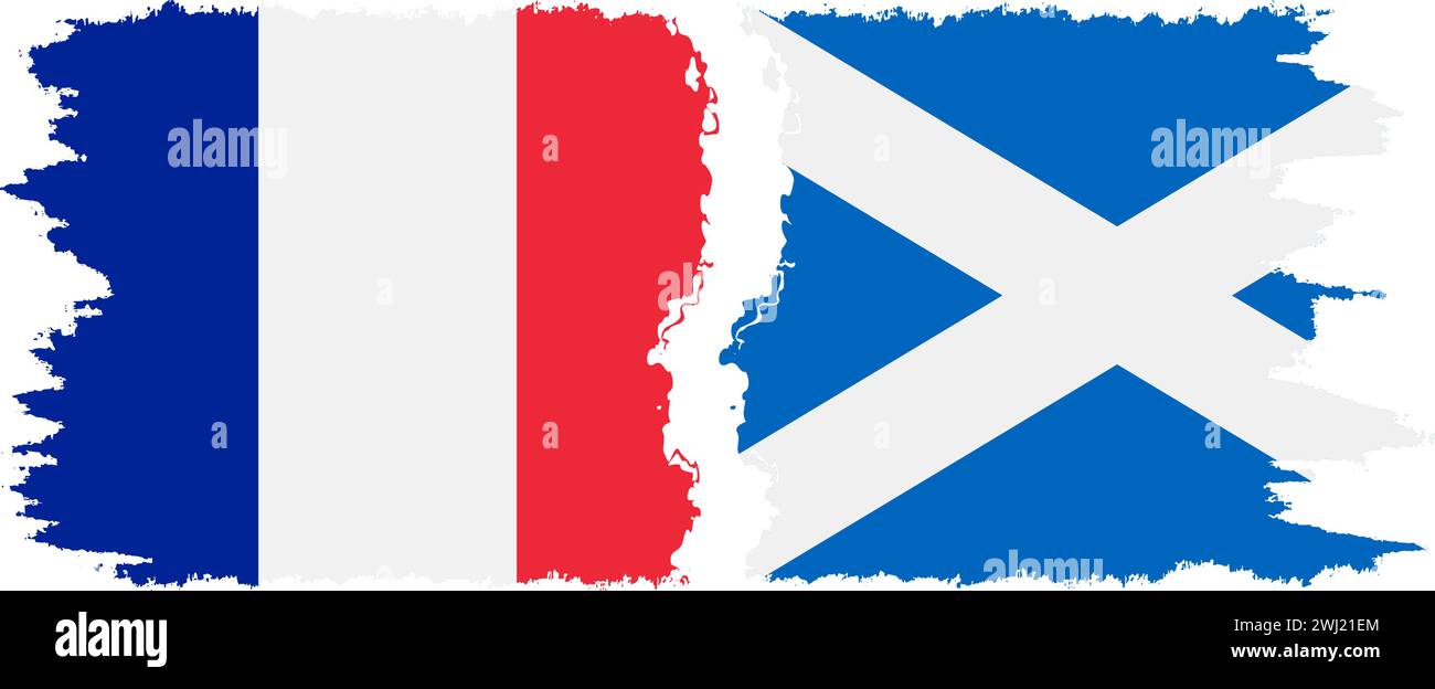 France scotland flag hi-res stock photography and images - Alamy