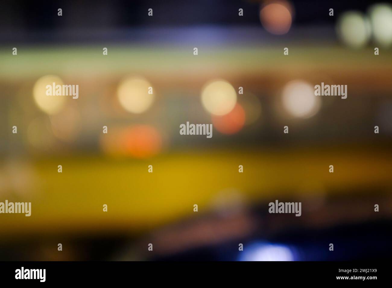 abstract background of lights in the street in the darkness Stock Photo ...