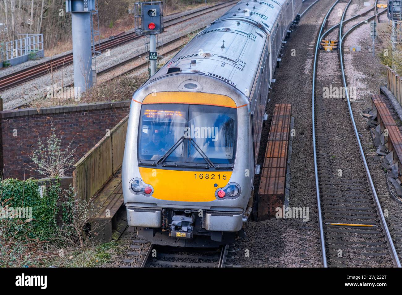 british rail passenger commuter station dorridge west midlands england ...