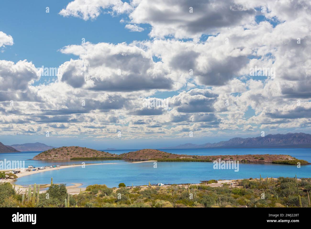 Picturesque landscape in the Mexican state of Baja California, Mexico ...